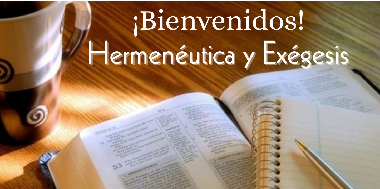 Course: TPHE-01 Hermenéutica y Exégesis (3 Créditos) | CLI
